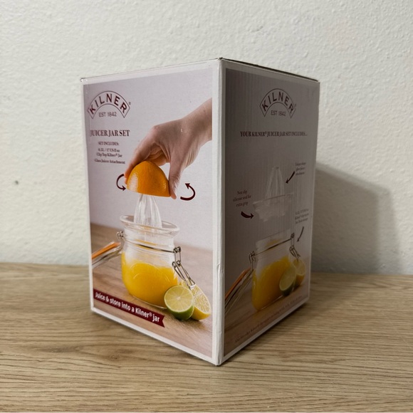 Kilner | Kitchen | Kilner Juicer Jar Set 5l 7oz Clasp Lid Jar And Glass ...